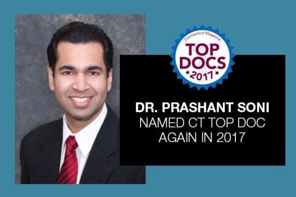 Dr. Prashant Soni Named CT Top Doc Again in 2017